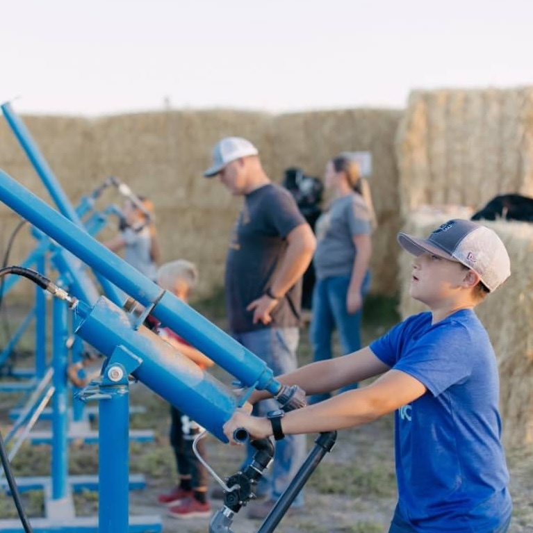 Corn Cannon - Cache Valley Straw Maze